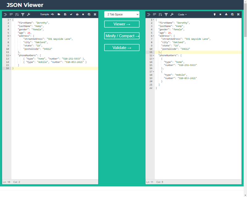 JSON Viewer - Formatter and Validator Online - snippset JSON Viewer - Formatter and Validator Online - snippset